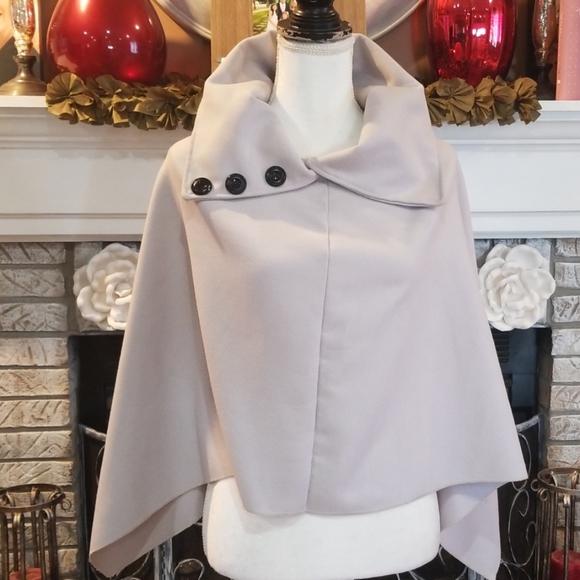 Italy | Jackets & Coats | Italian Wool And Cashmere Blend Cape | Poshmark